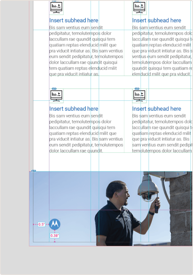 Motorola Solutions Guidelines - Layouts and grids