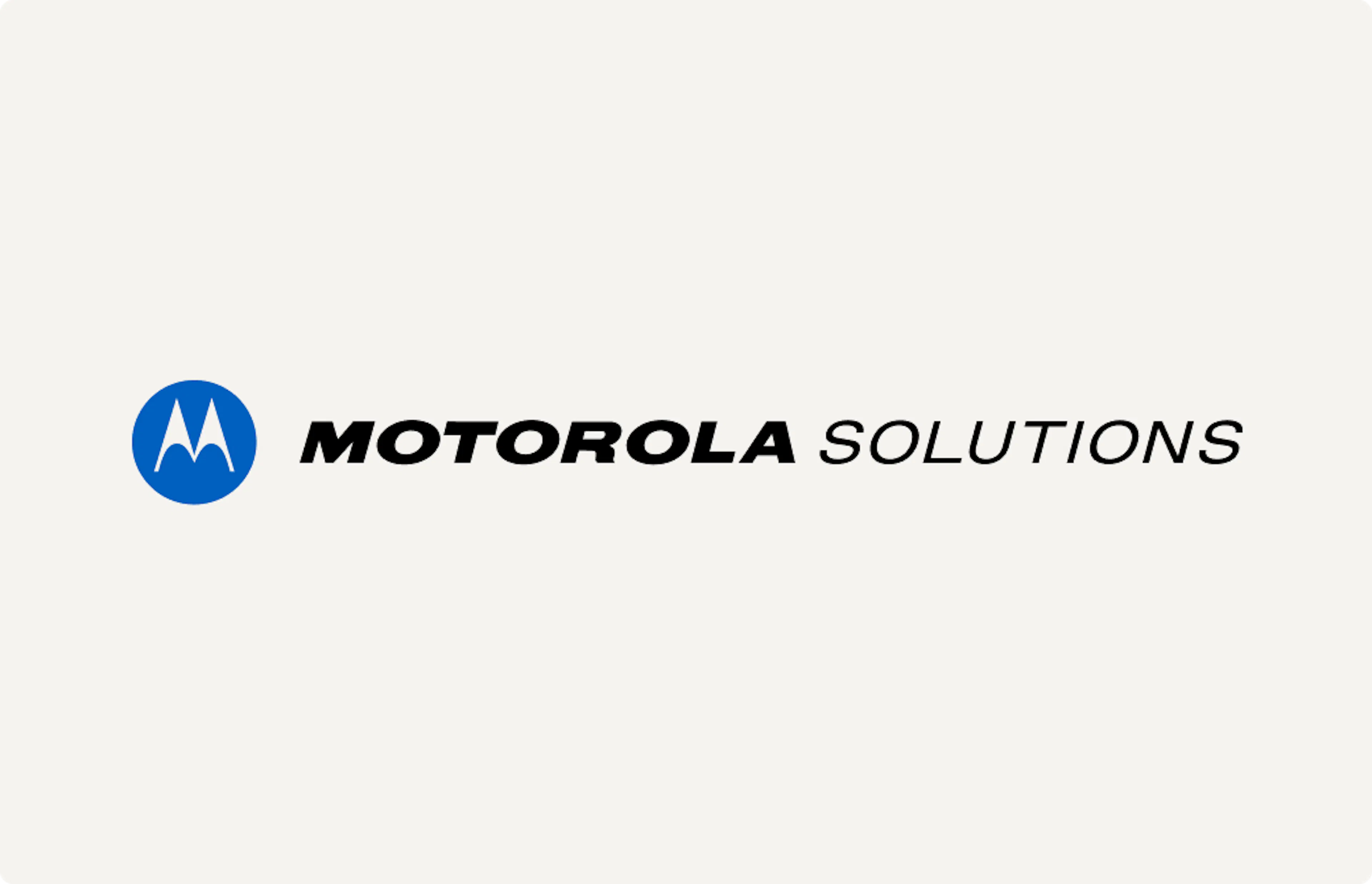 Motorola Solutions Guidelines - Logo
