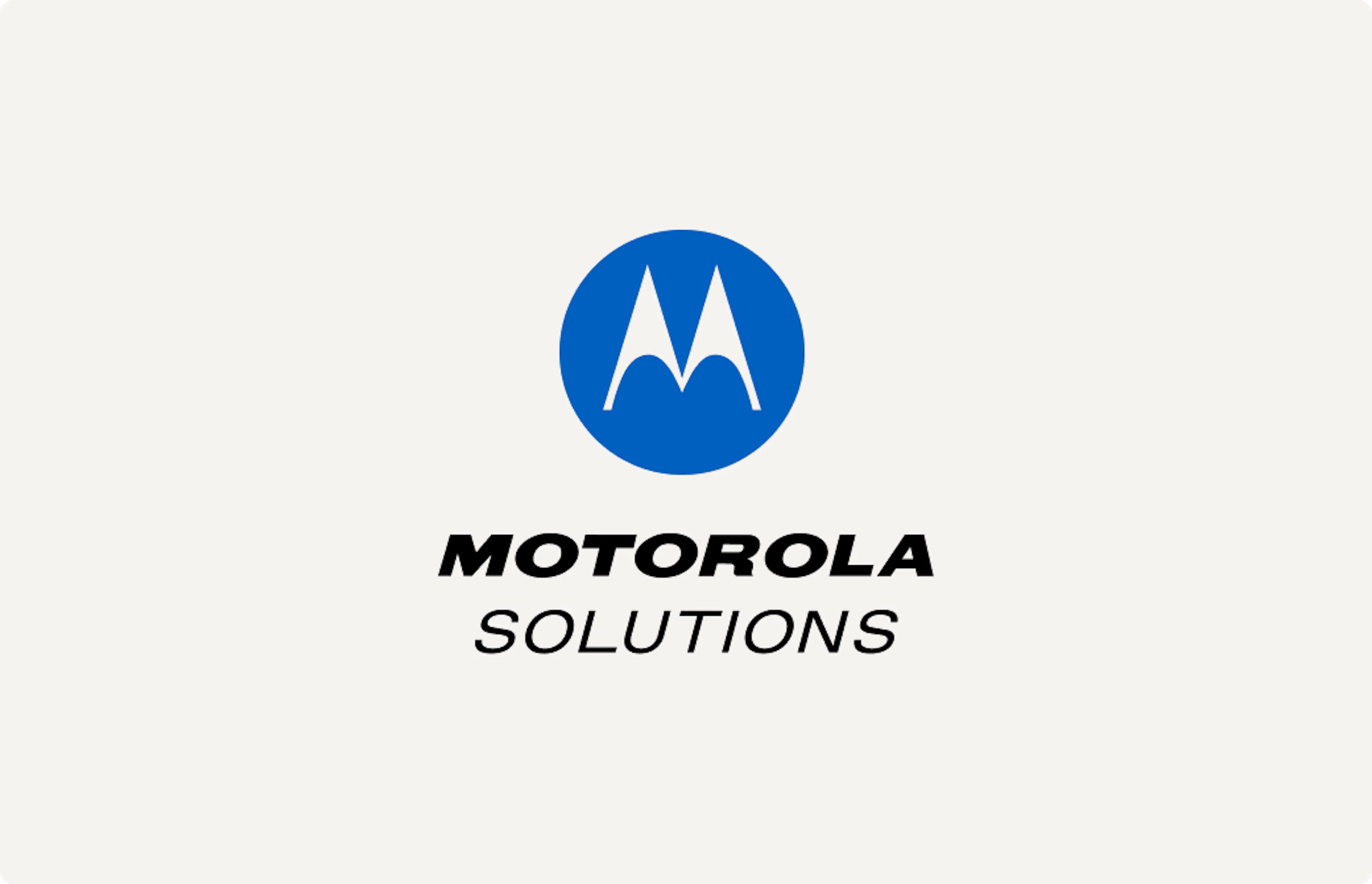 Motorola Solutions Guidelines - Logo