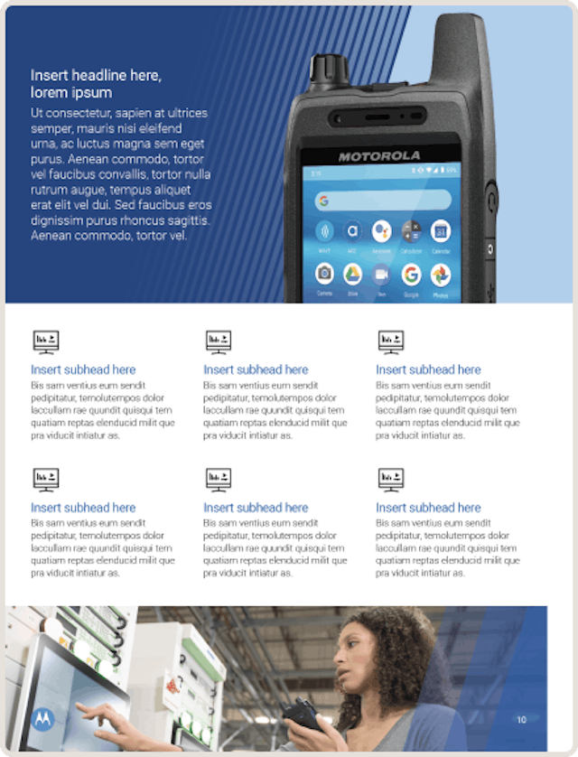 Motorola Solutions Guidelines - Collateral