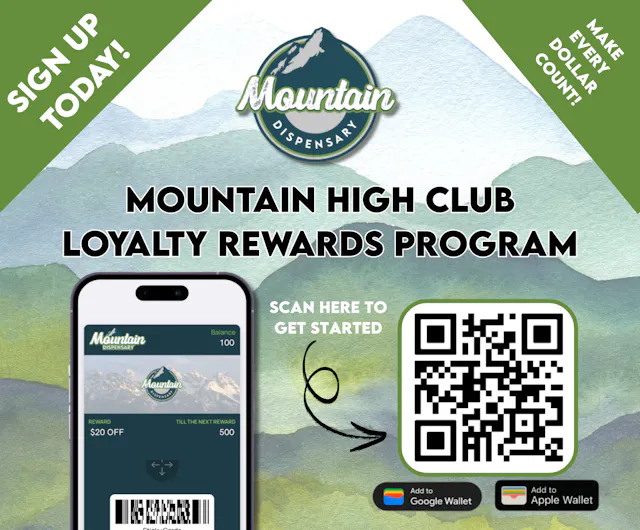 *By signing up for the Mountain High Club Loyalty program, you agree to ...