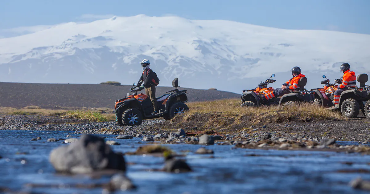 2-Hour Quad Bike Tour on Black Sand Beaches in Iceland