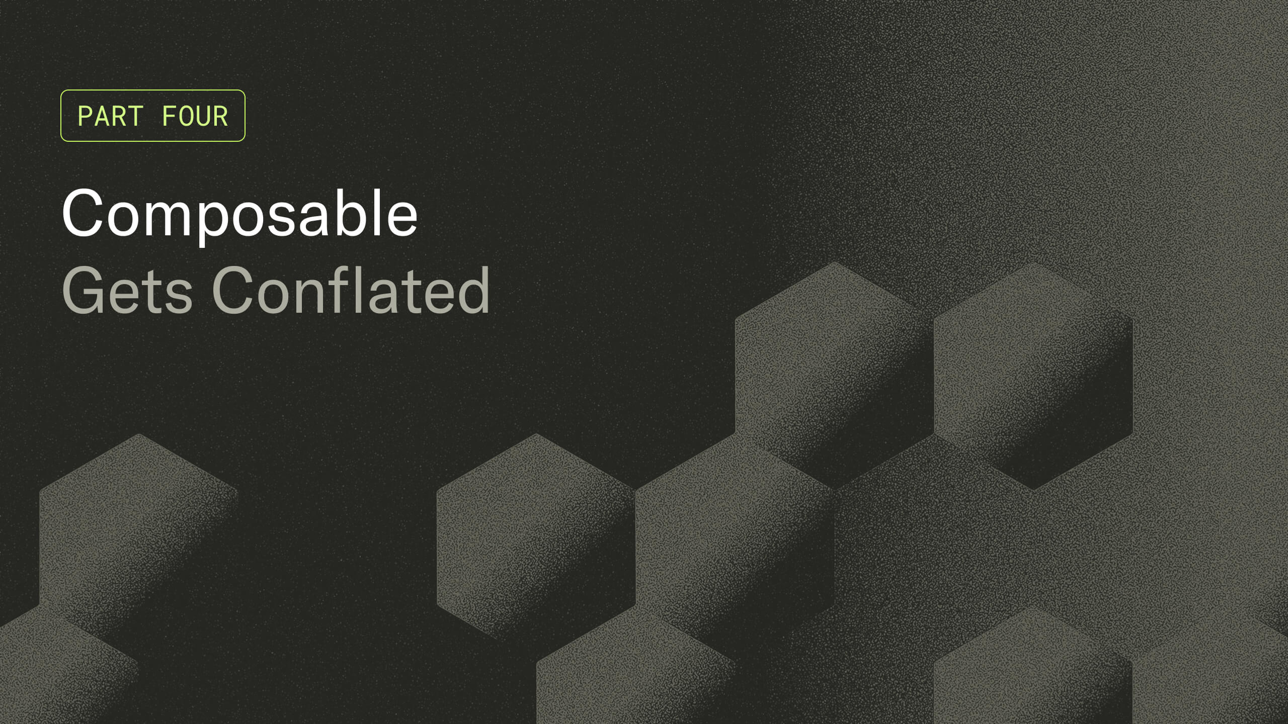 Composable Gets Conflated - mParticle