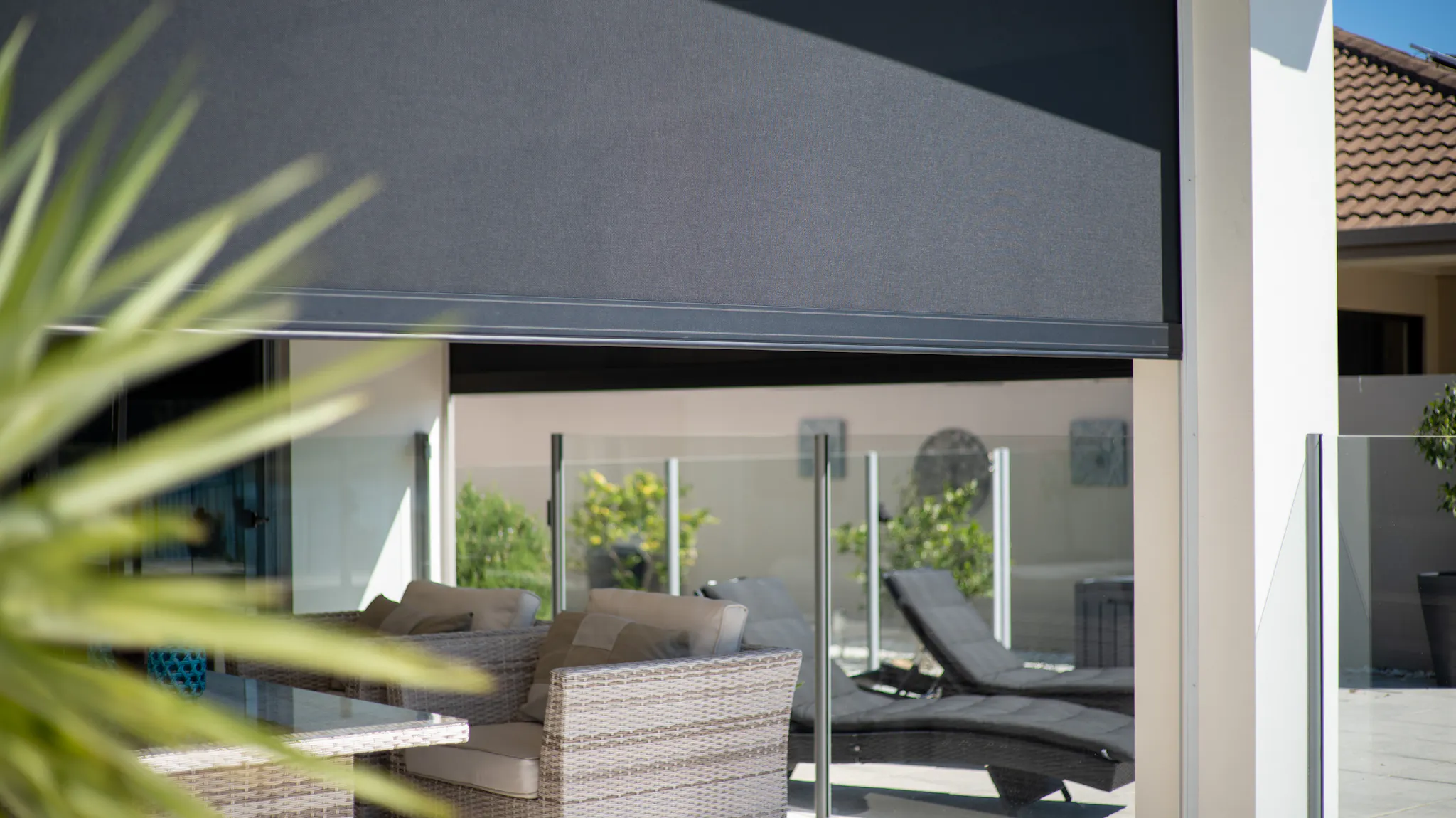Custom Outdoor Blinds - Shade, Privacy, & Comfort - Mr Blinds