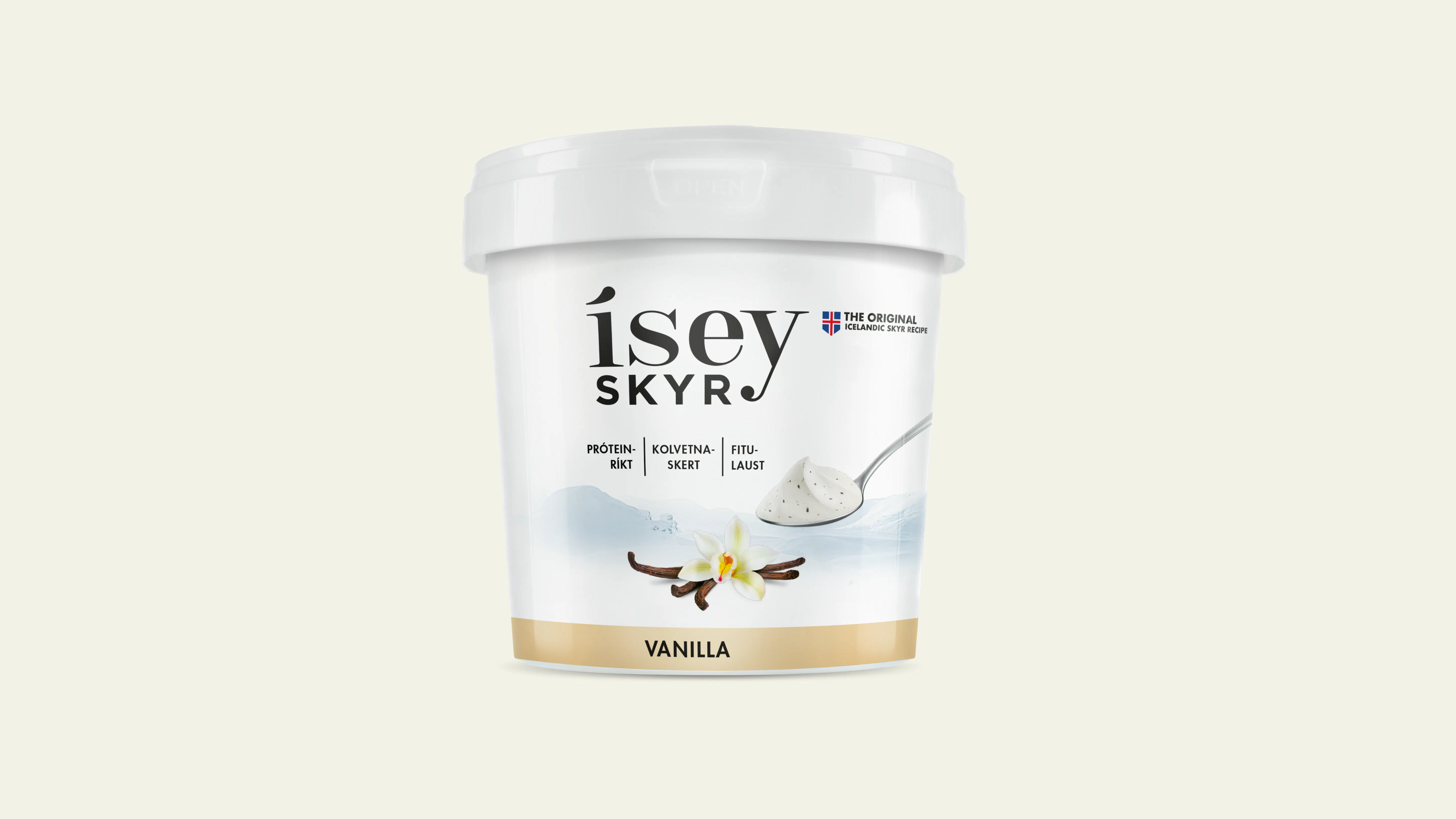 Ísey skyr vanilla í stærri umbúðum – Mjólkursamsalan