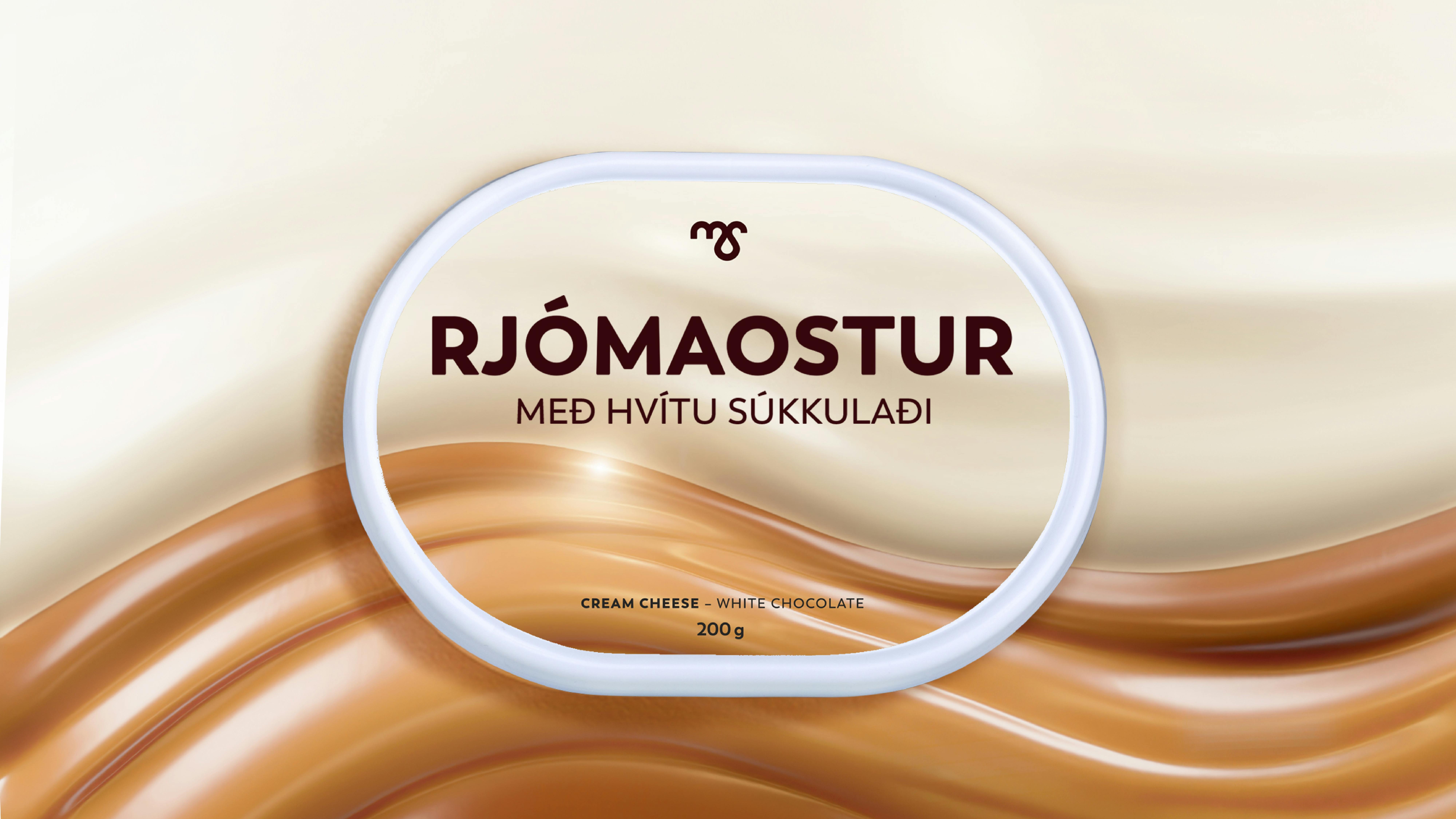 Rjómaostur með hvítu súkkulaði – Mjólkursamsalan