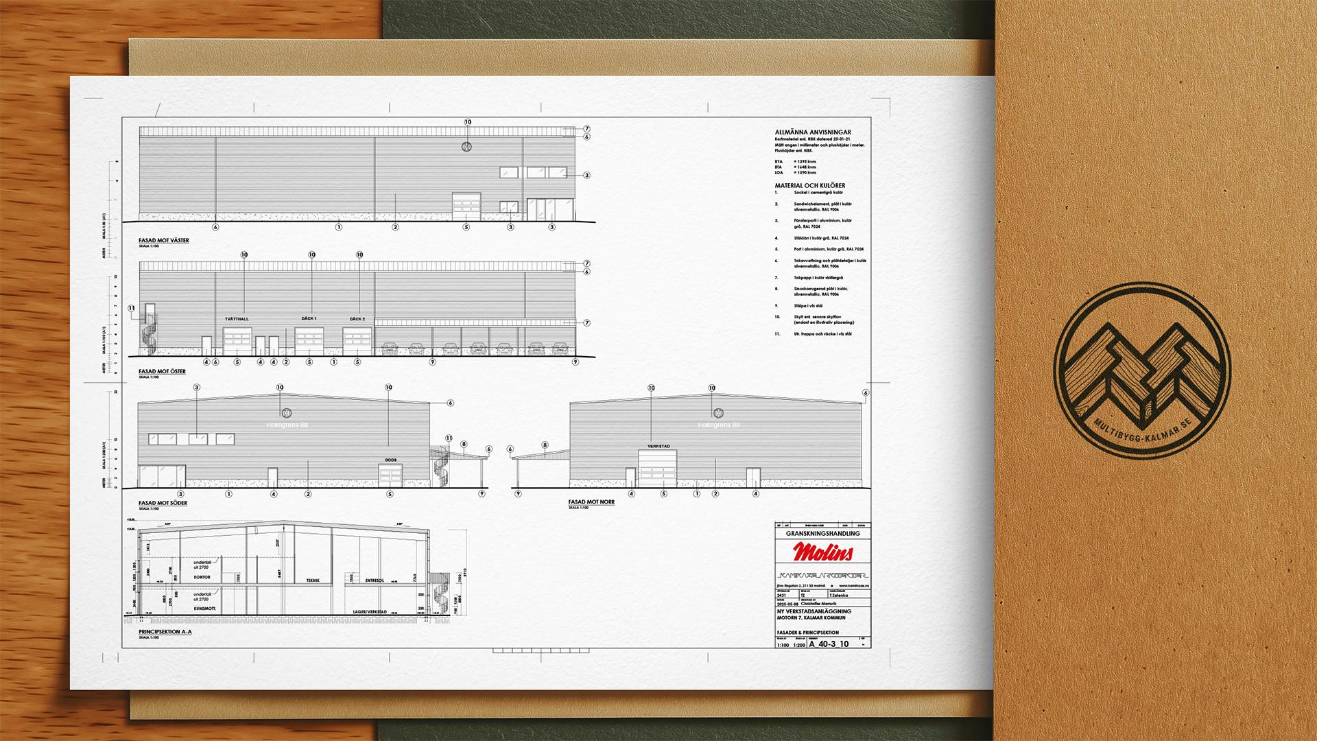 Multibygg Sydost uppför ny verkstad åt Holmgrens bil
