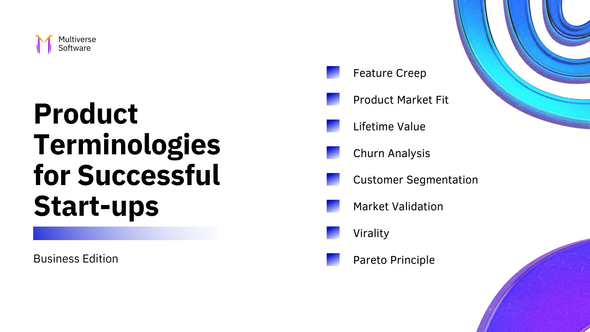 40 Product terminologies successful startups should know