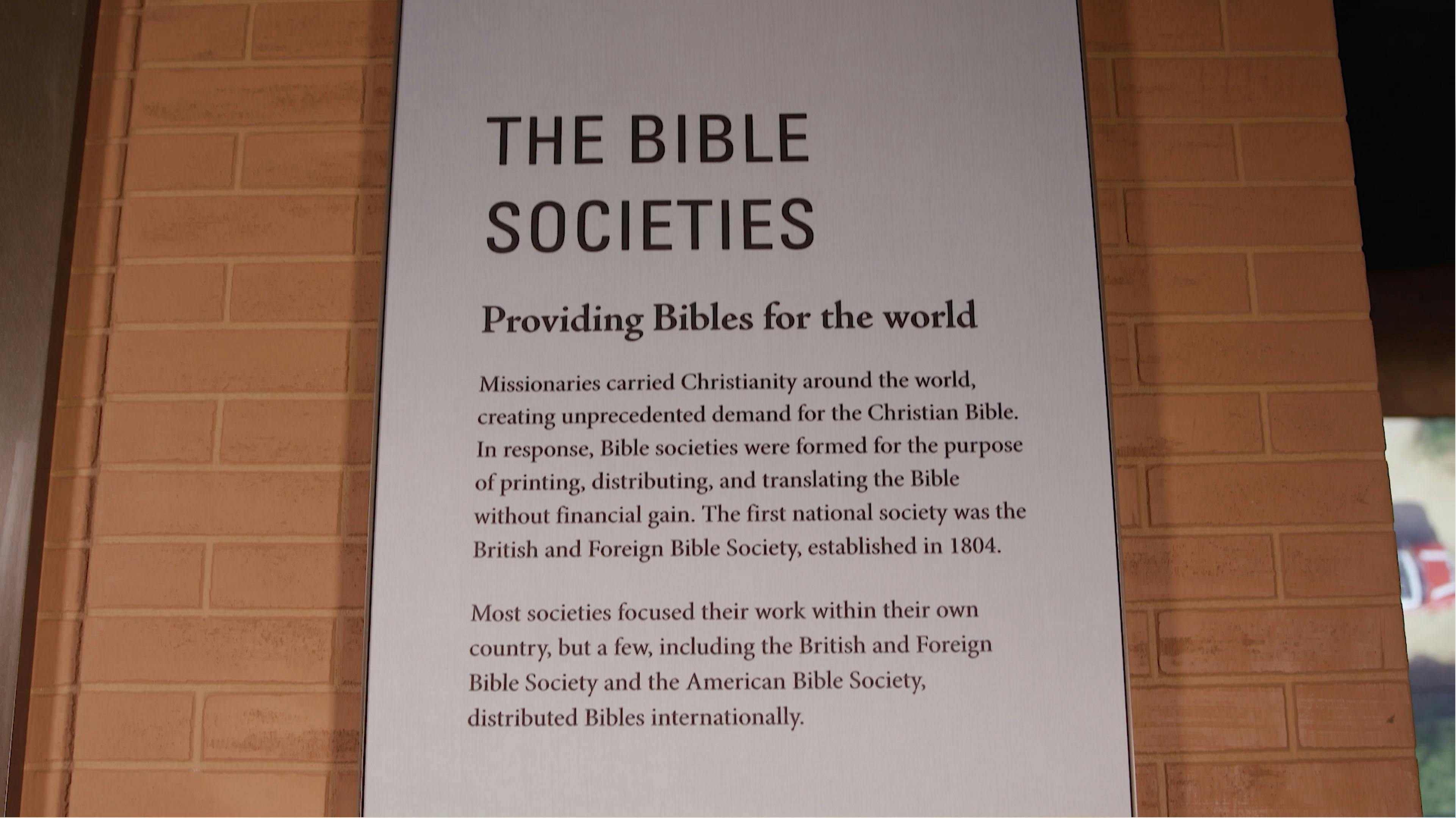 American Bible Society | Museum of the Bible