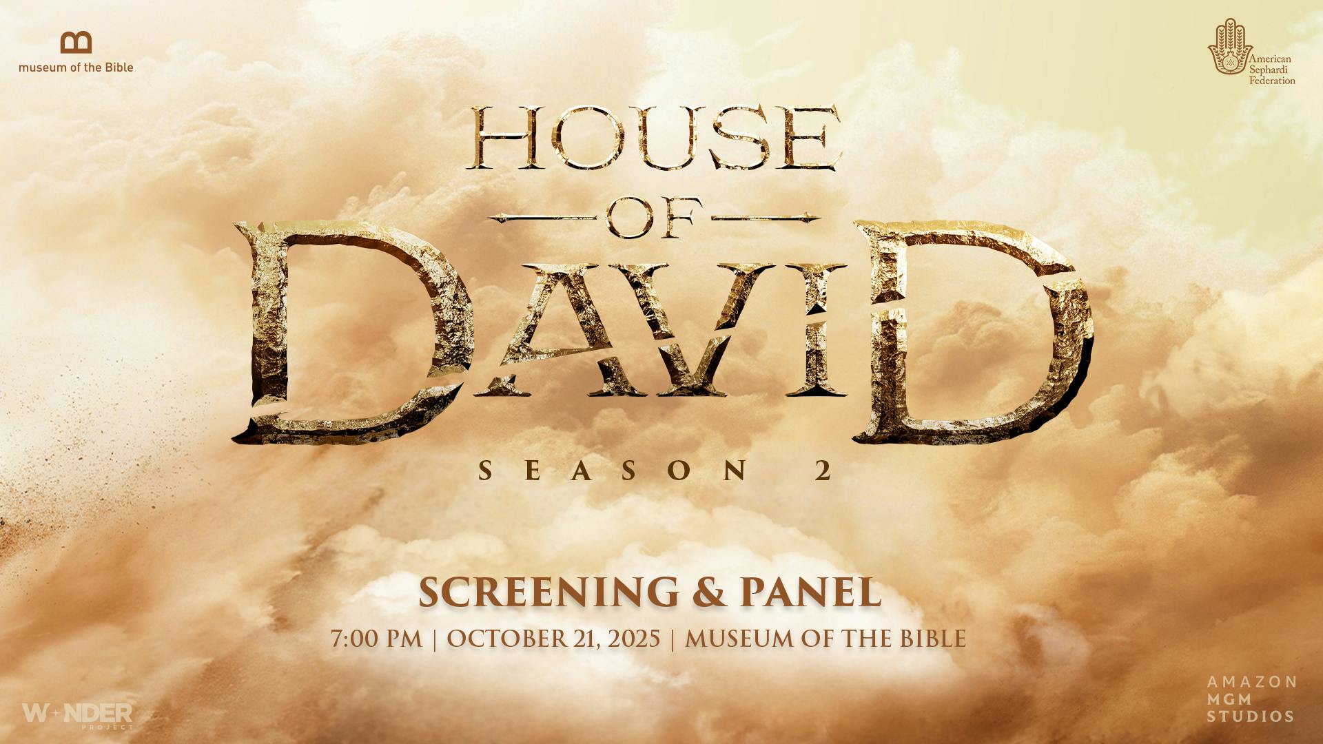 "The House of David" Season 2 Screening | Museum of the Bible