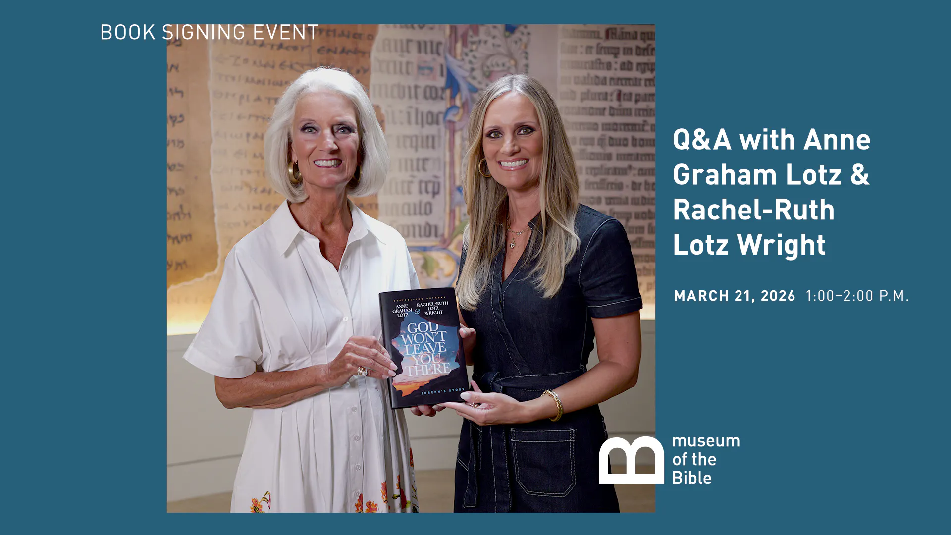 God Won’t Leave You There | Anne Graham Lotz & Rachel-Ruth Lotz Wright ...