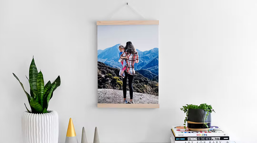 MyCanvas: Wood Poster Rails