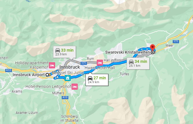 Swarovski Crystal Worlds Location | Directions & How To Get There