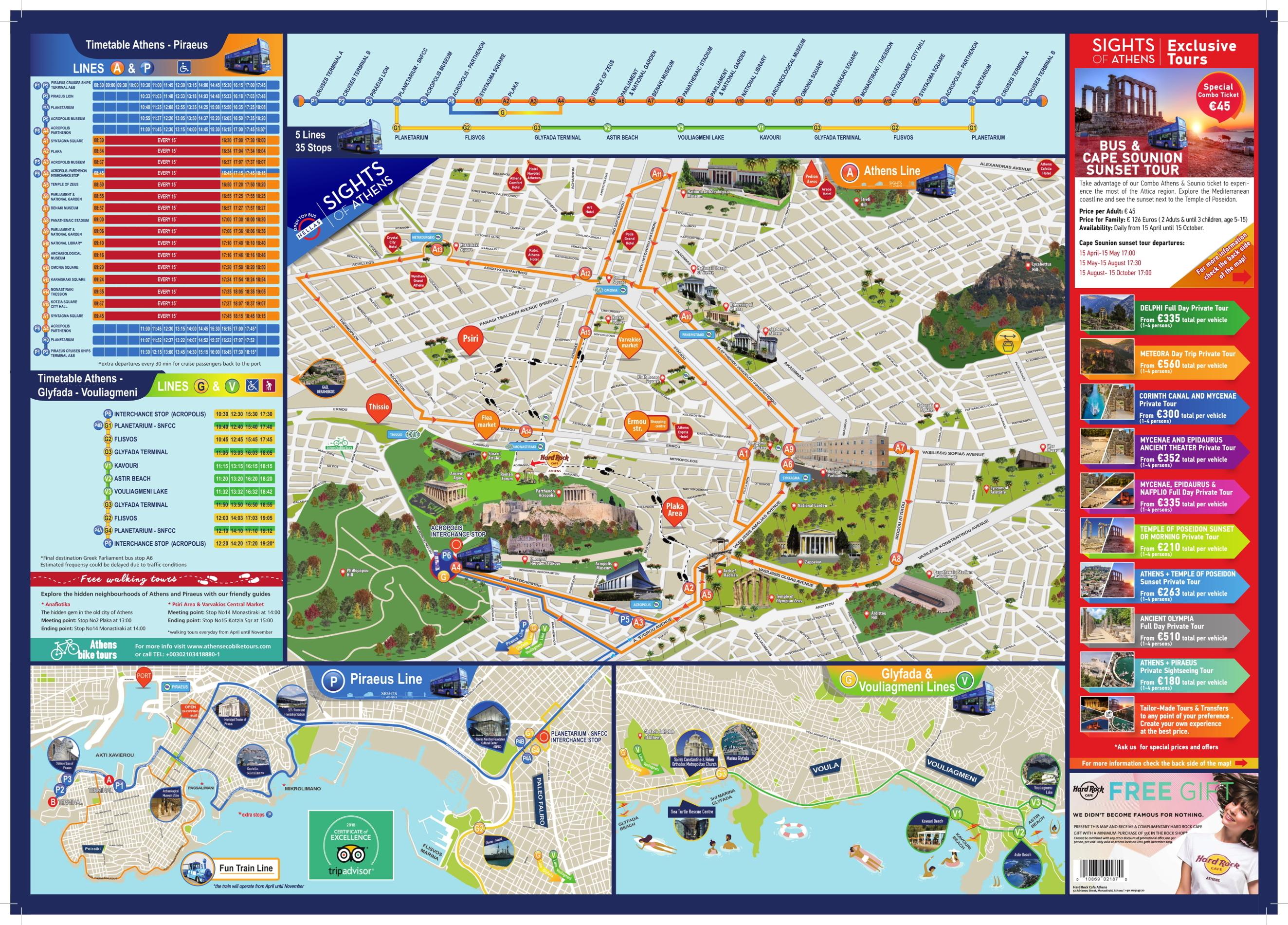 Athens Hop On Hop Off Bus Tours 2023