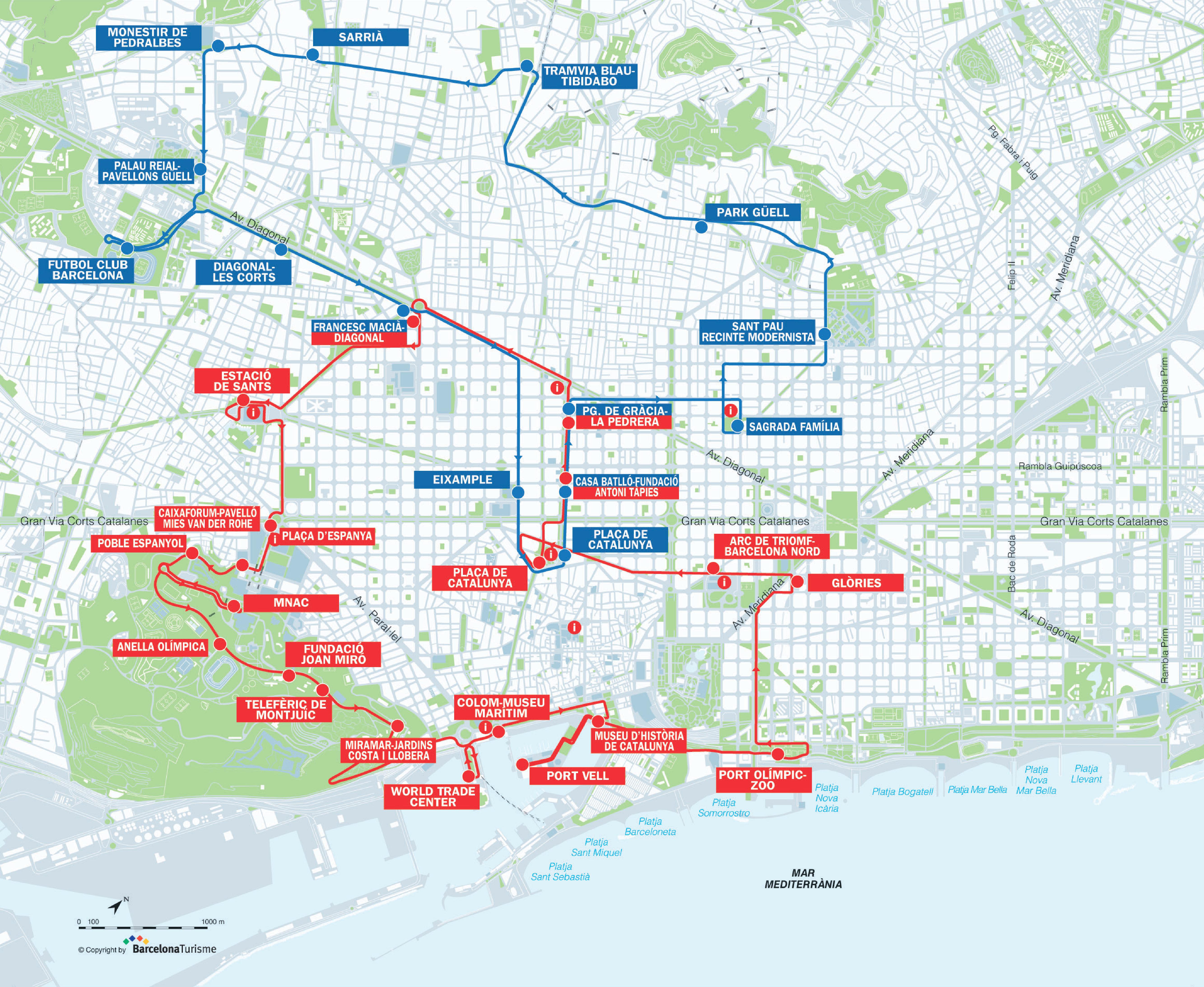 Barcelona Hop-On Hop-Off Timetable For Easy Planning
