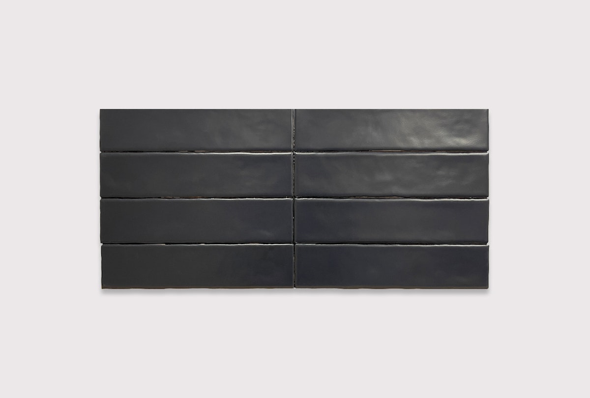 Lake Como Nero Matte 2" x 10" - Nasco Stone + Tile