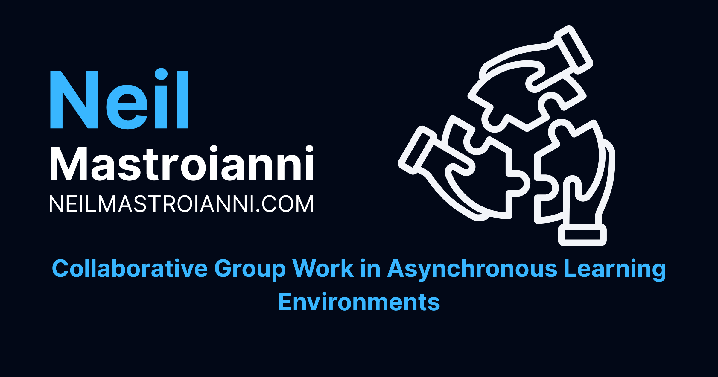 Collaborative Group Work in Asynchronous Online Learning Environments ...