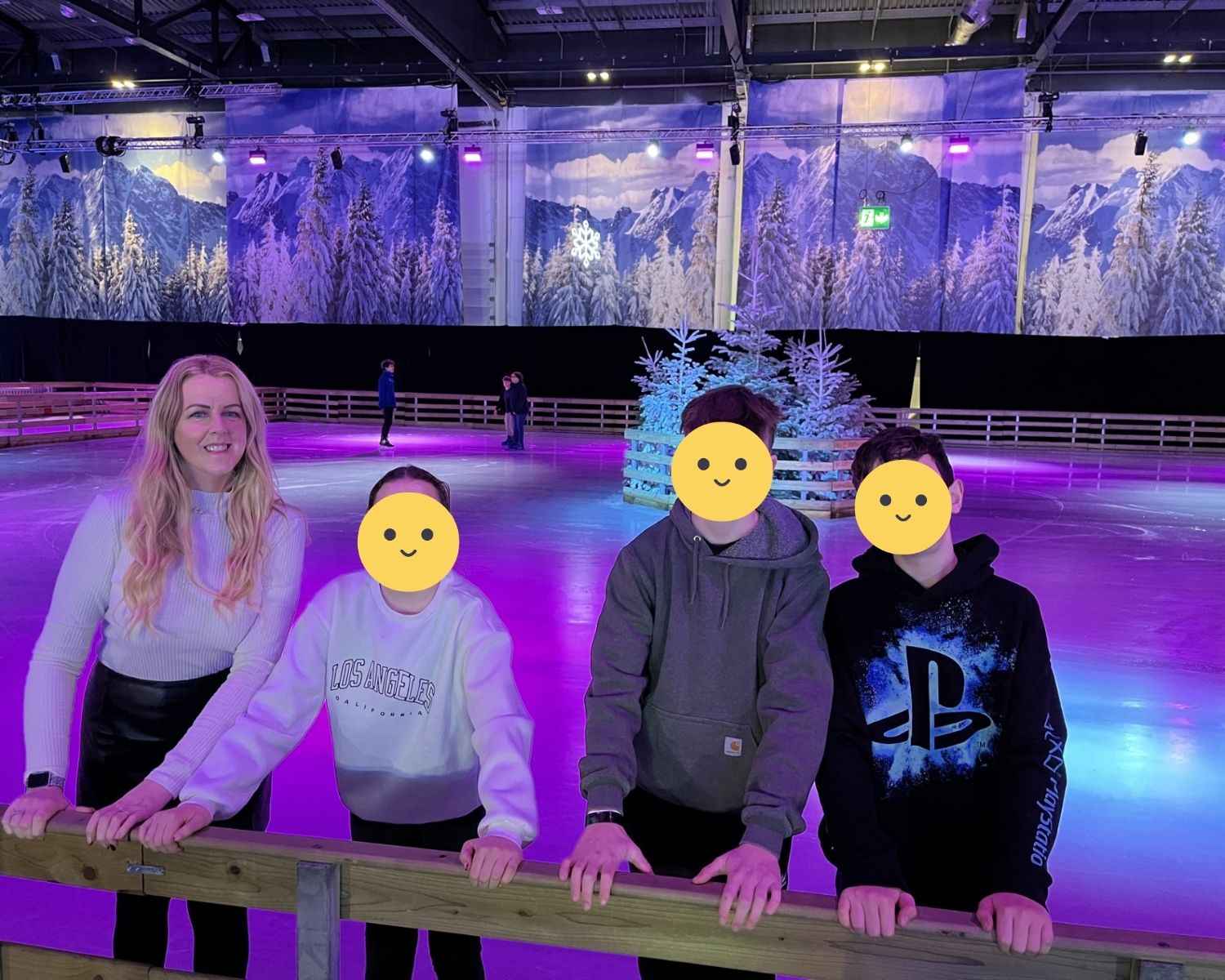 Last chance to visit new indoor winter attraction featuring ice skating ...