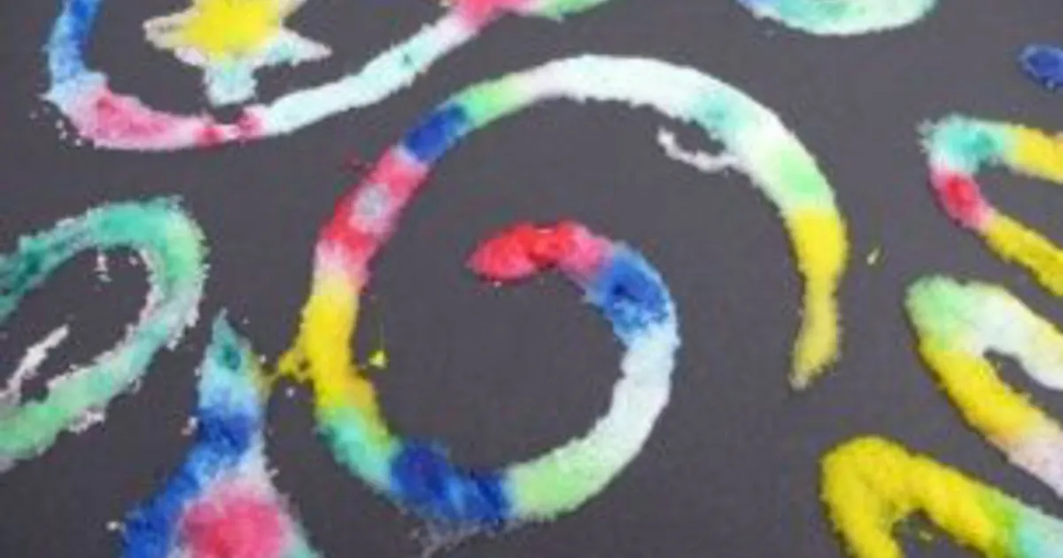How to make raised salt paintings - Netmums