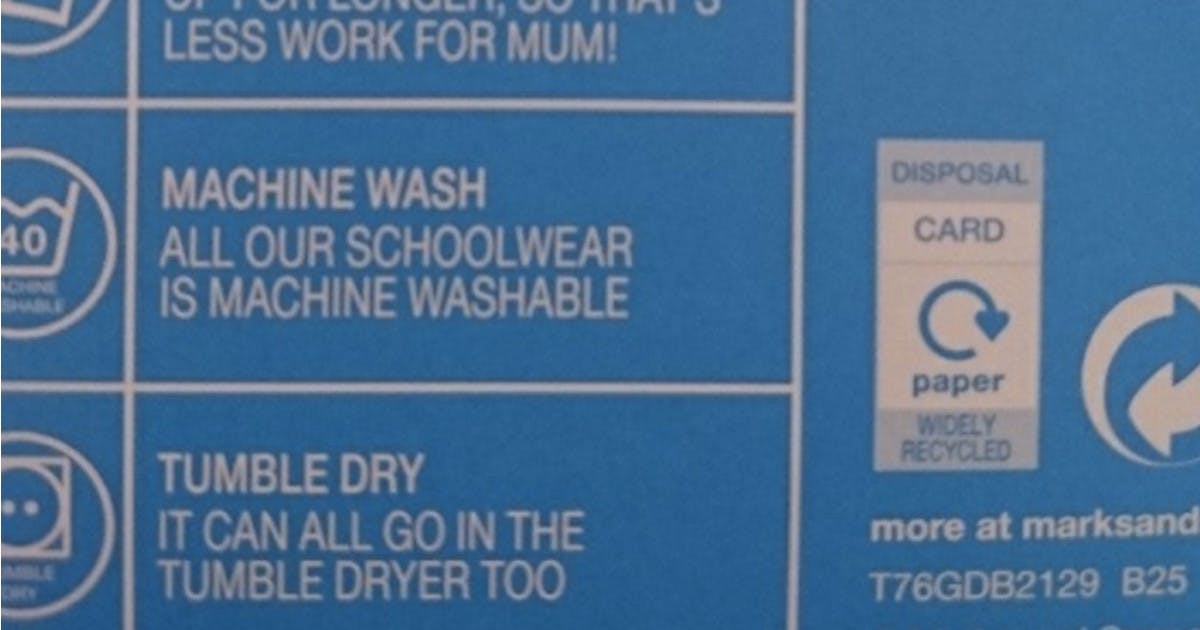 Marks & Spencer slammed for 'sexist' school uniform labels - Netmums Marks & Spencer slammed for 'sexist' school uniform labels - Netmums