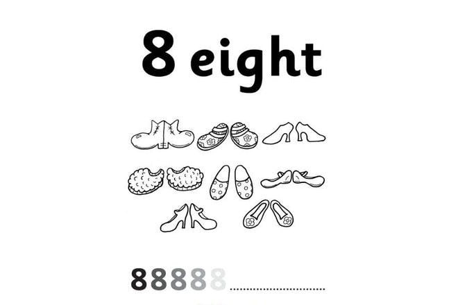 Numbers to print off and colour in - Netmums