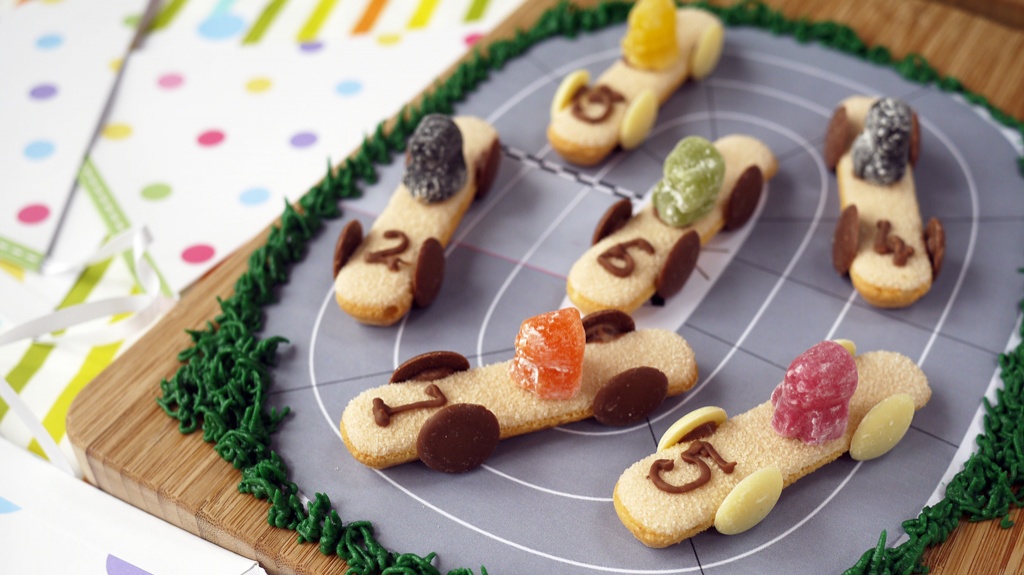 Sponge finger racing cars recipe - Netmums