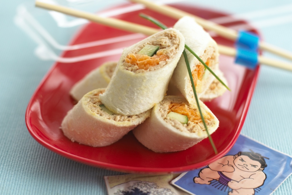 Sushi sandwich wraps for kids recipe - Netmums