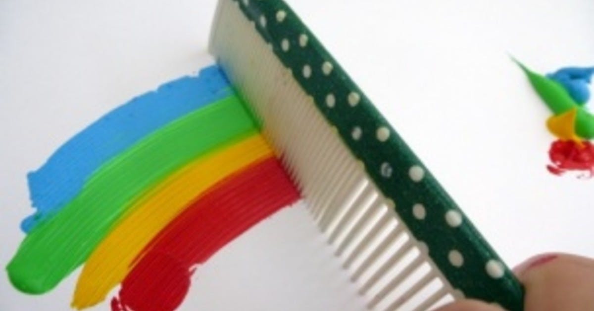 How to make comb paintings - Netmums