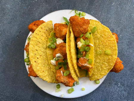 Air Fryer Bang Bang Cauliflower Tacos Recipe Netmums