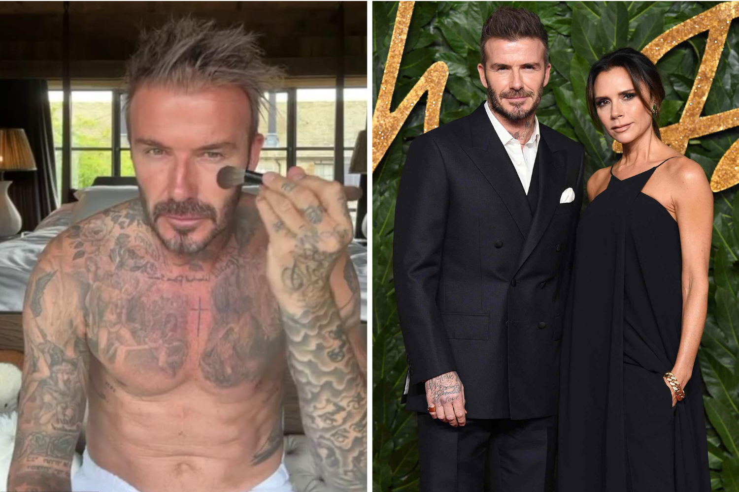 David Beckham's hilarious makeup tutorial reveals playful side of the ...