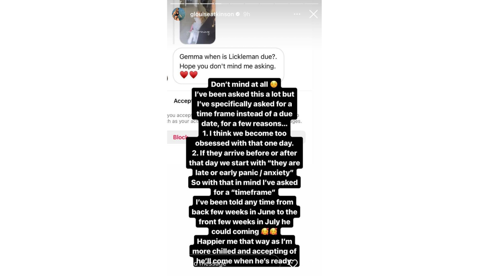 Gemma Atkinson reveals she DOESN'T know her baby's due date - Netmums