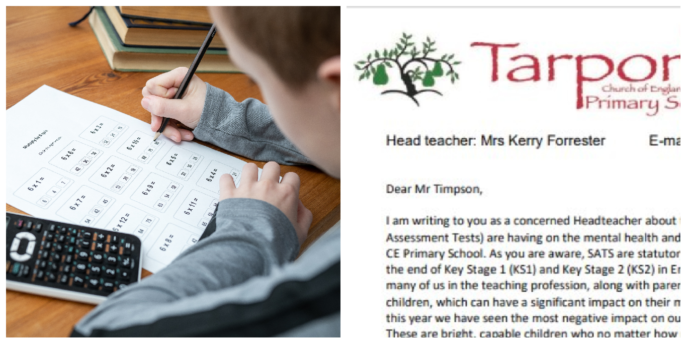 Headteacher's viral letter warns SATs have left children 'broken' and ...