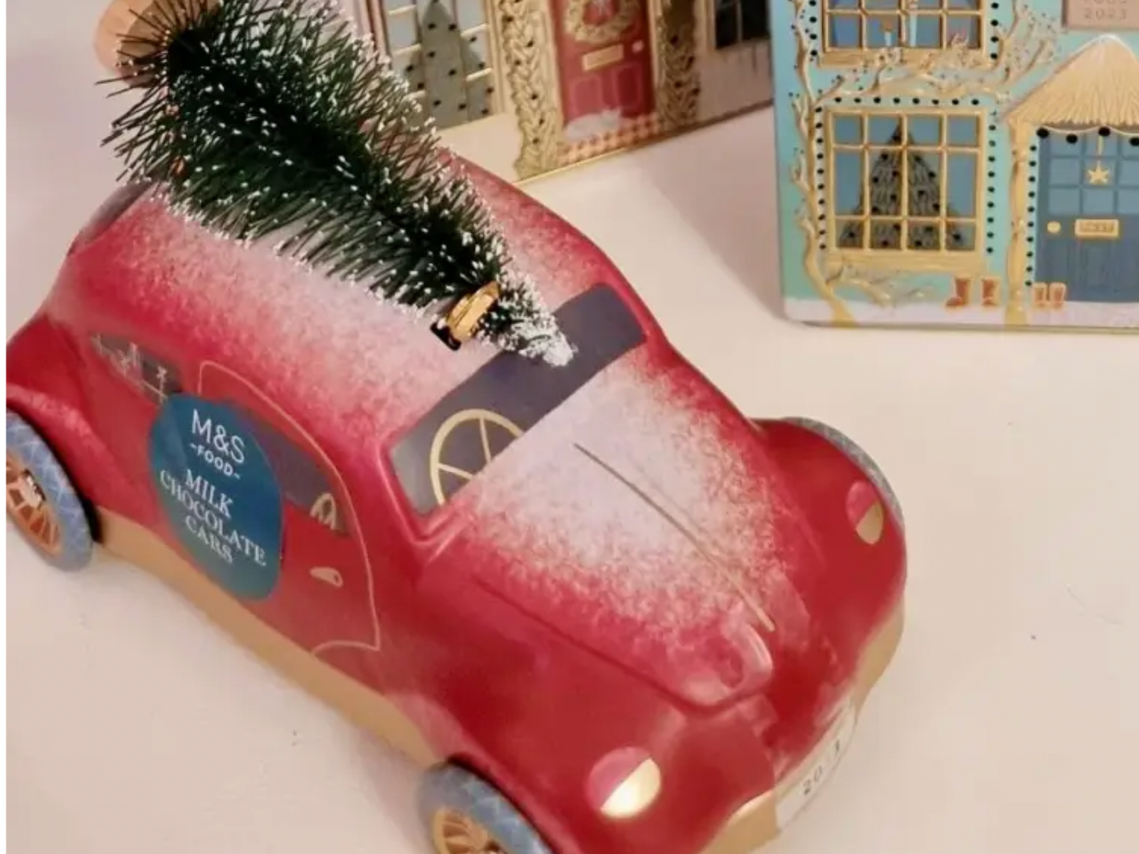 M&S shoppers 'so excited' as £4 Christmas light-up biscuit tins are ...