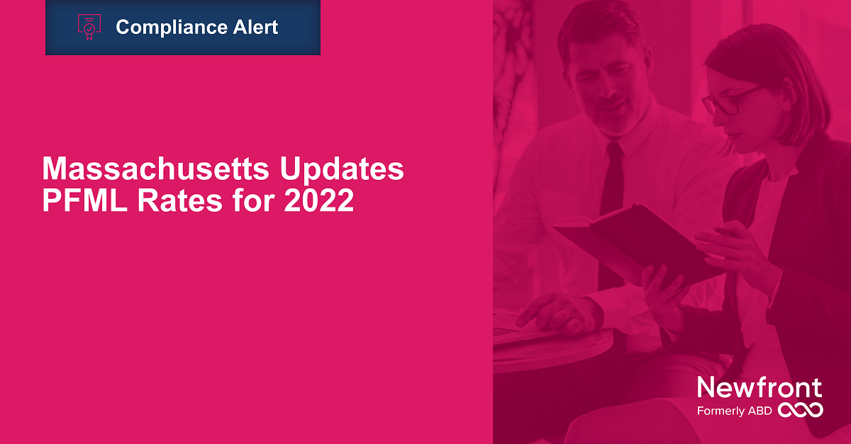 Massachusetts Updates PFML Rates for 2022