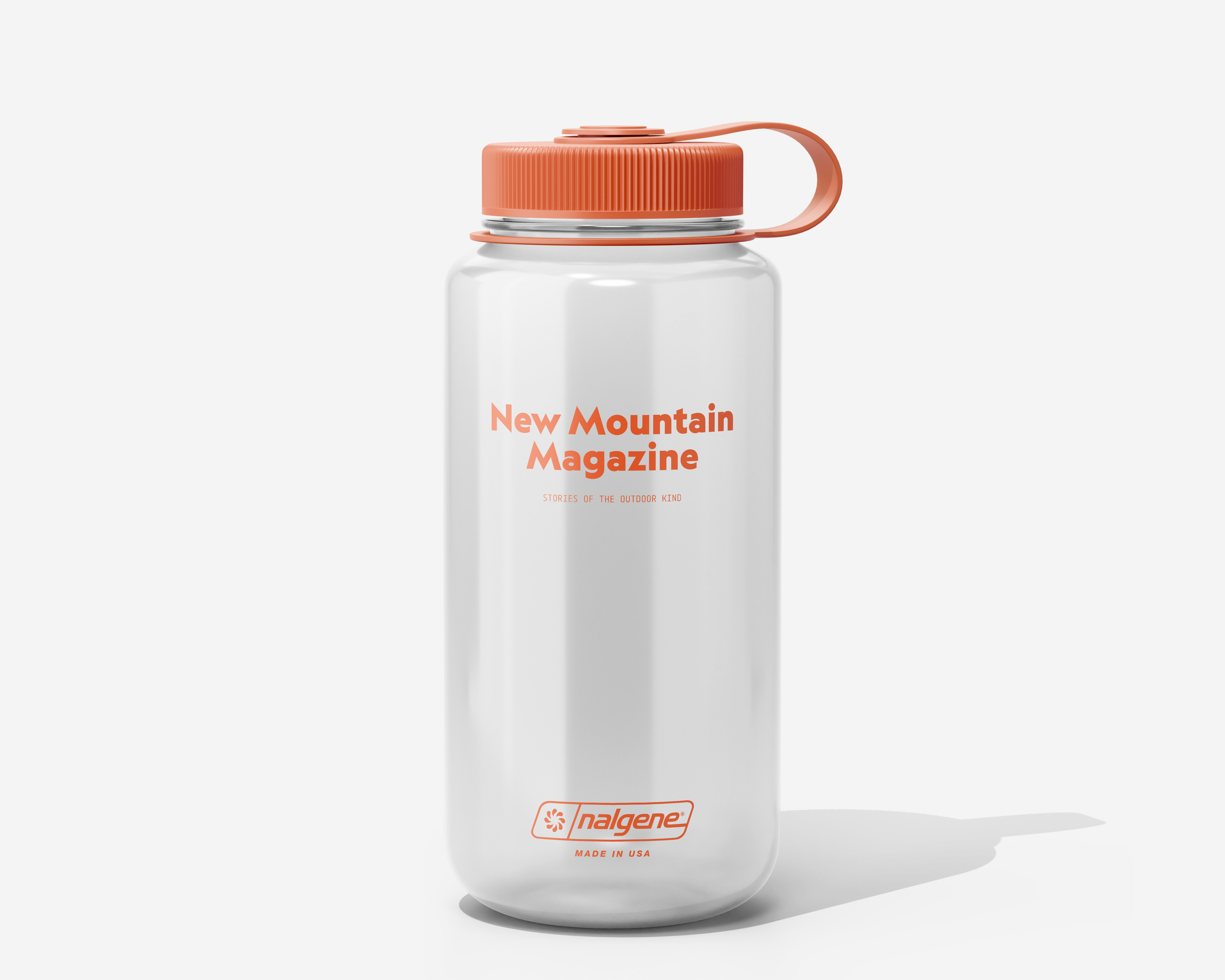 Limited Edition New Mountain Mag HDPE 1L Nalgene | New Mountain Magazine