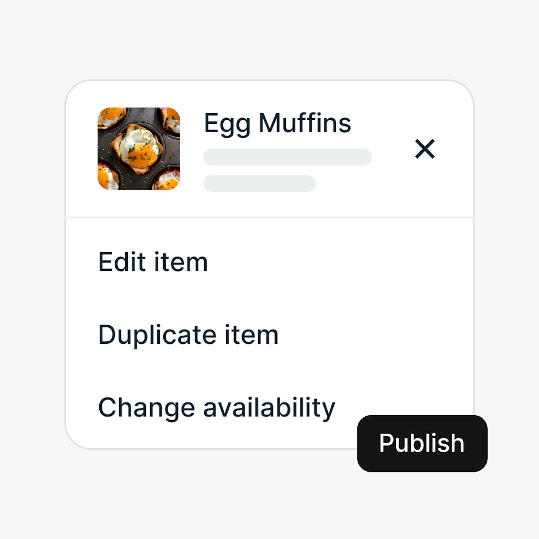 Menus: Restaurant Menu Management System | Otter
