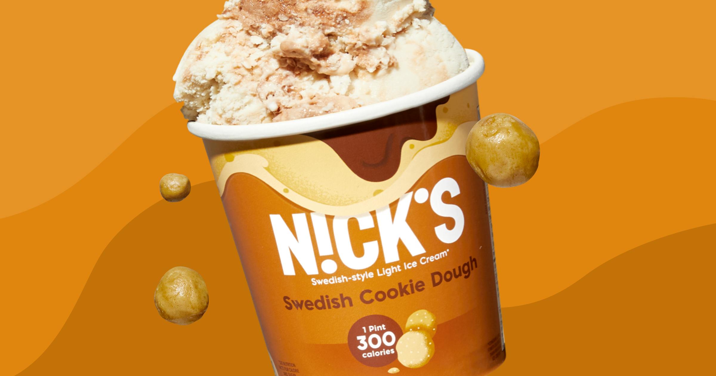 Swedish Cookie Dough - Swedish-style Light Ice Cream | Nick’s