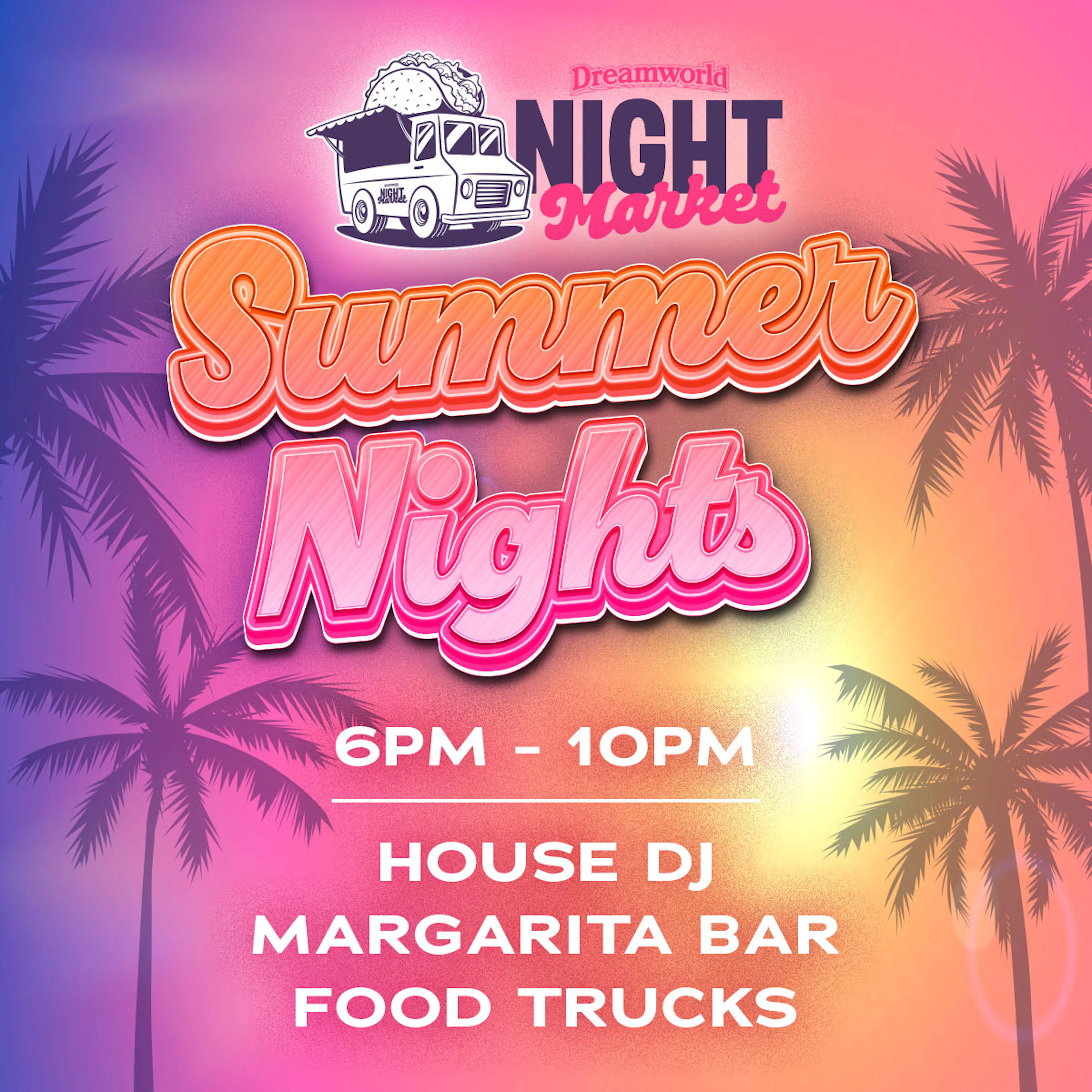 Gold Coast Themed Nights – Dreamworld Night Market Events