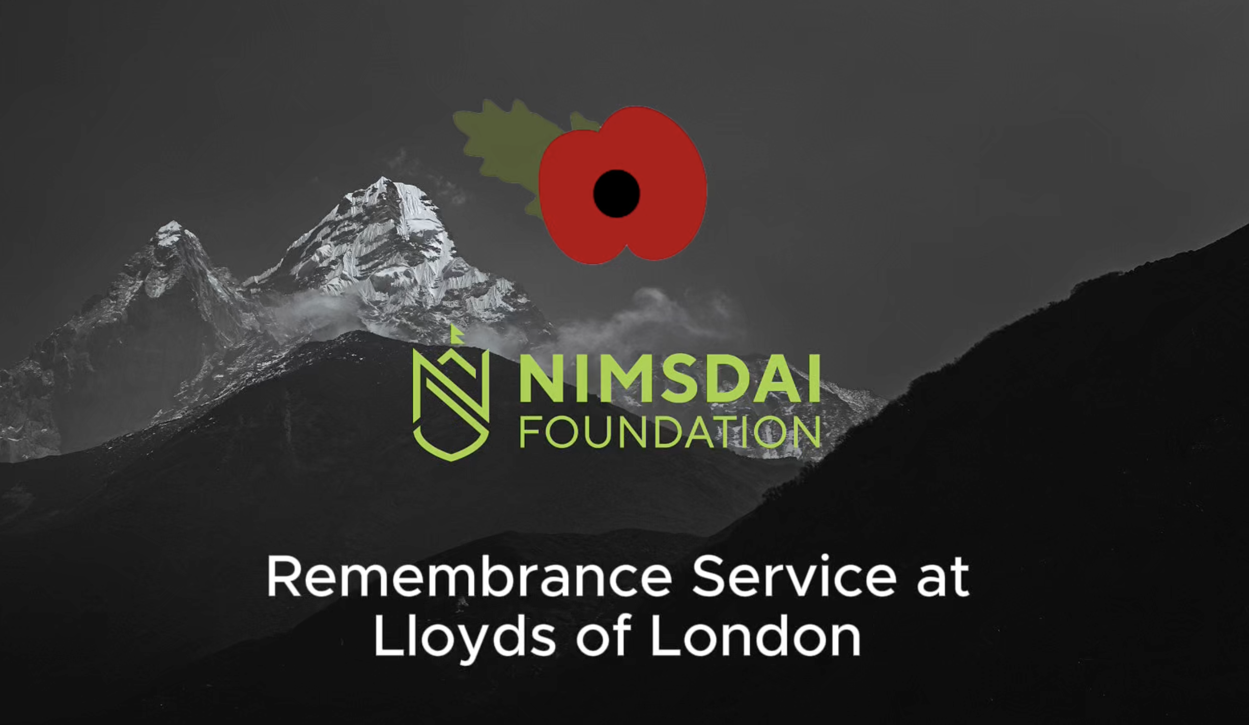 Nimsdai Foundation - Remembrance Service 2025