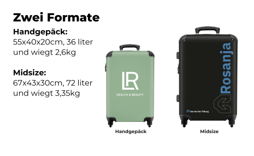 Koffer mit Logo - Bedruckte Koffer mit Foto oder Logo