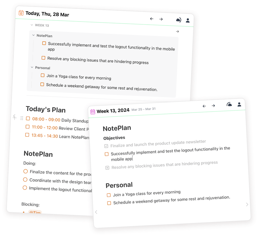 NotePlan Features