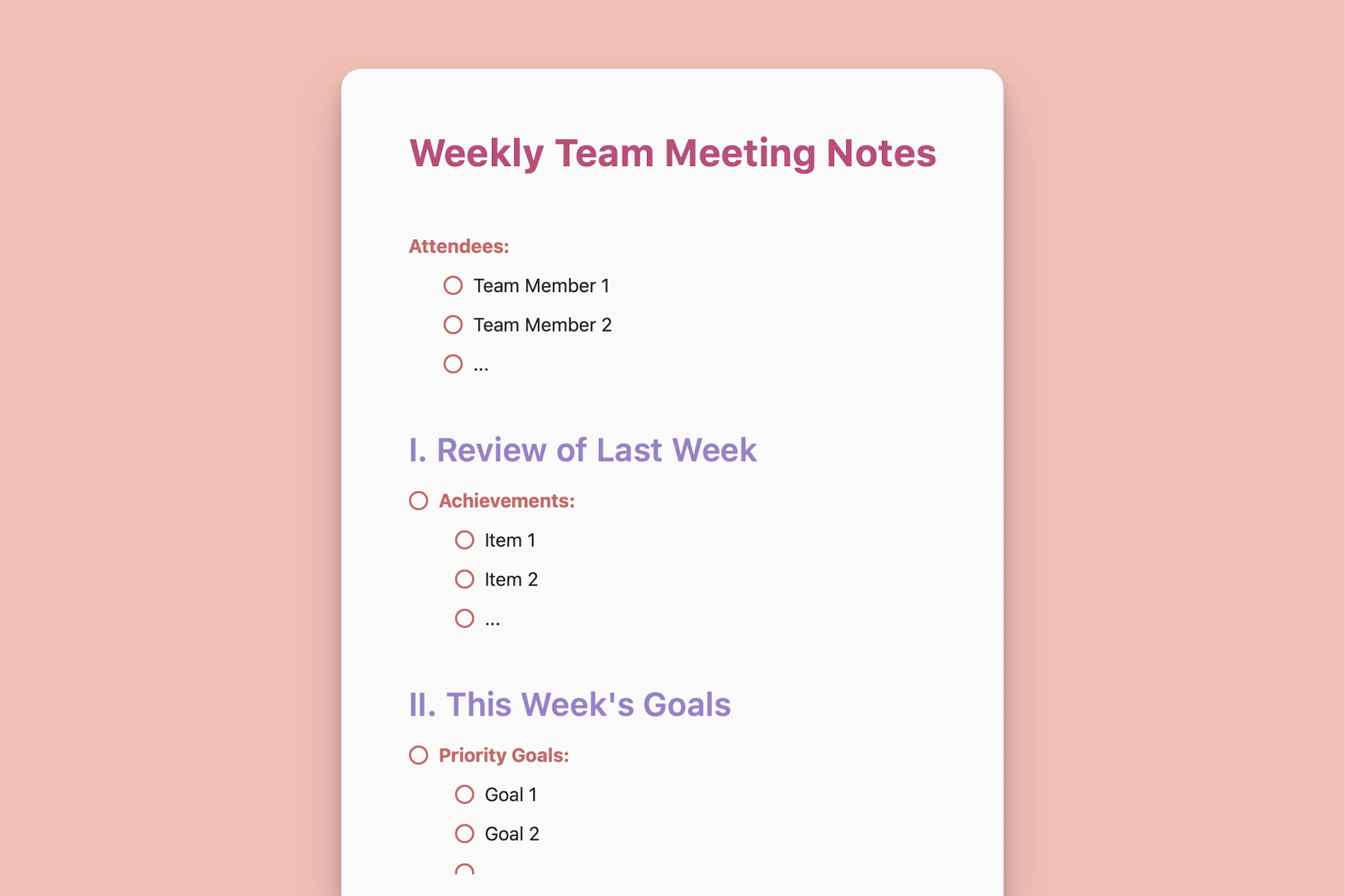 NotePlan Templates for Every Purpose