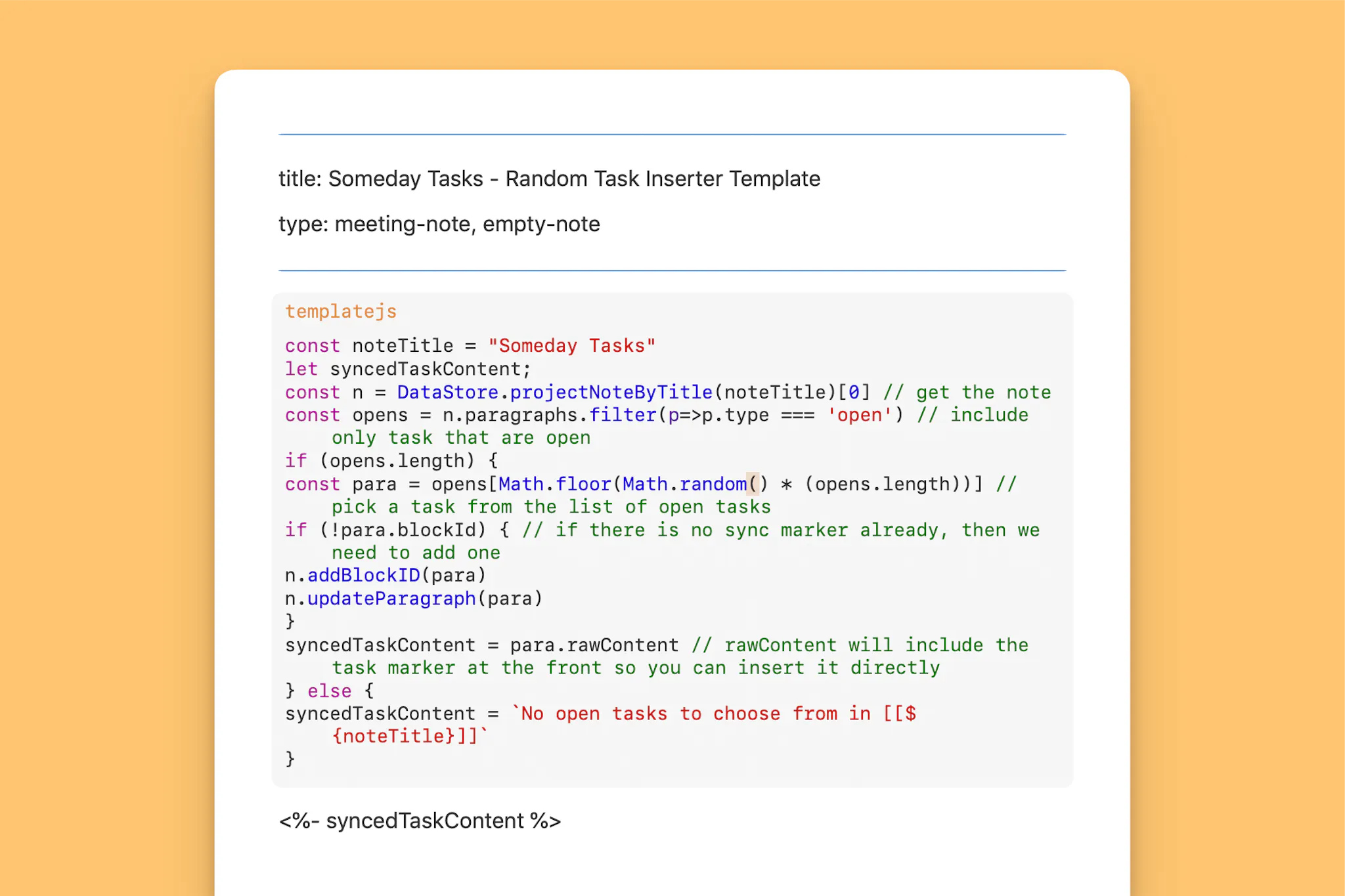 Task Management in NotePlan