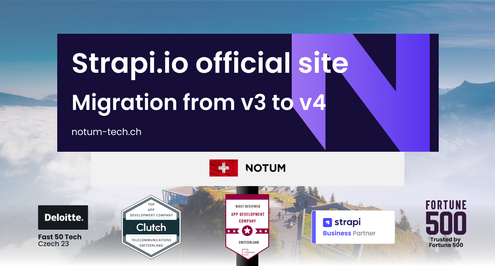 Official Strapi v3 to v4 migration | Notum Technologies Switzerland