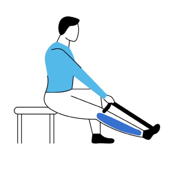 Seated Gastrocnemius Stretch