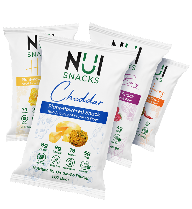 Plant-Based Protein Snacks | 7 Grams Of Protein | Hot Honey, Cheddar ...