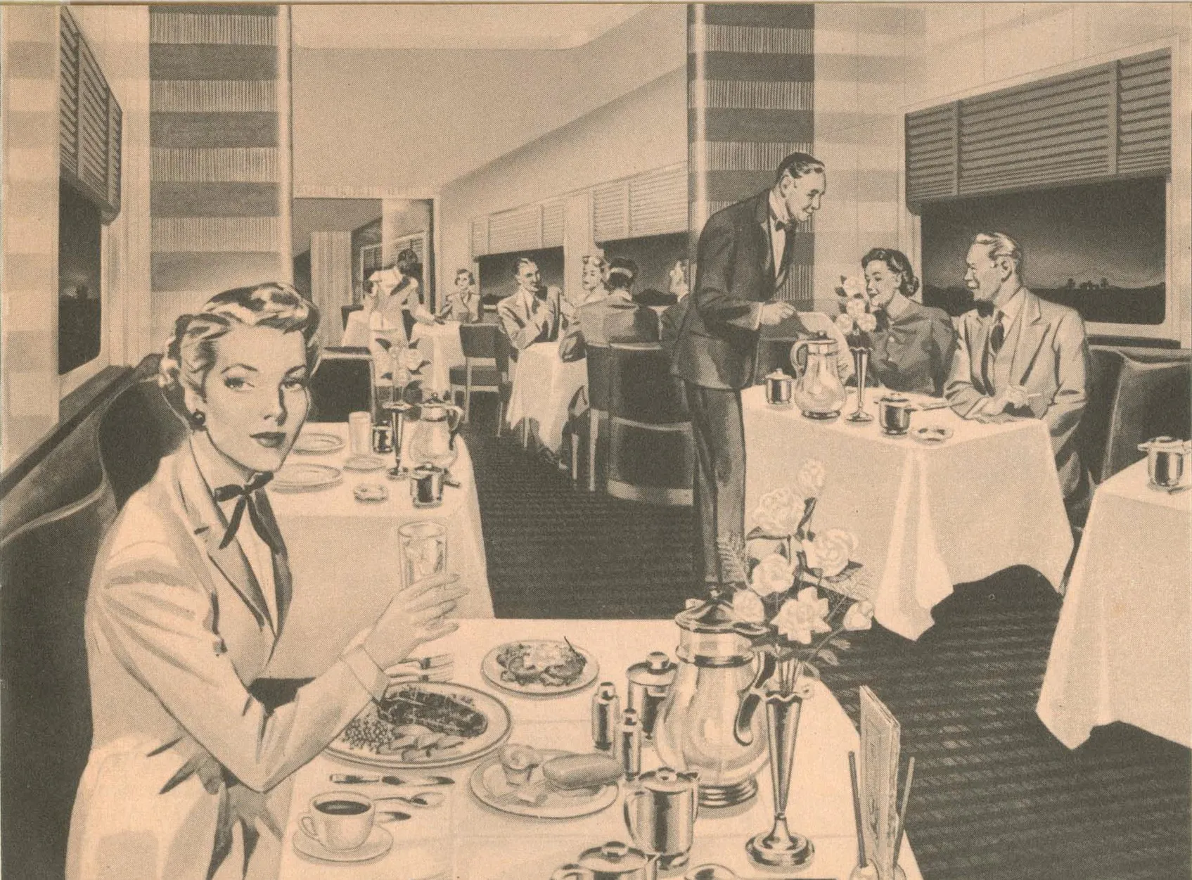 Dining in Transit: The New York Central Railroad vs. the Pennsylvania ...