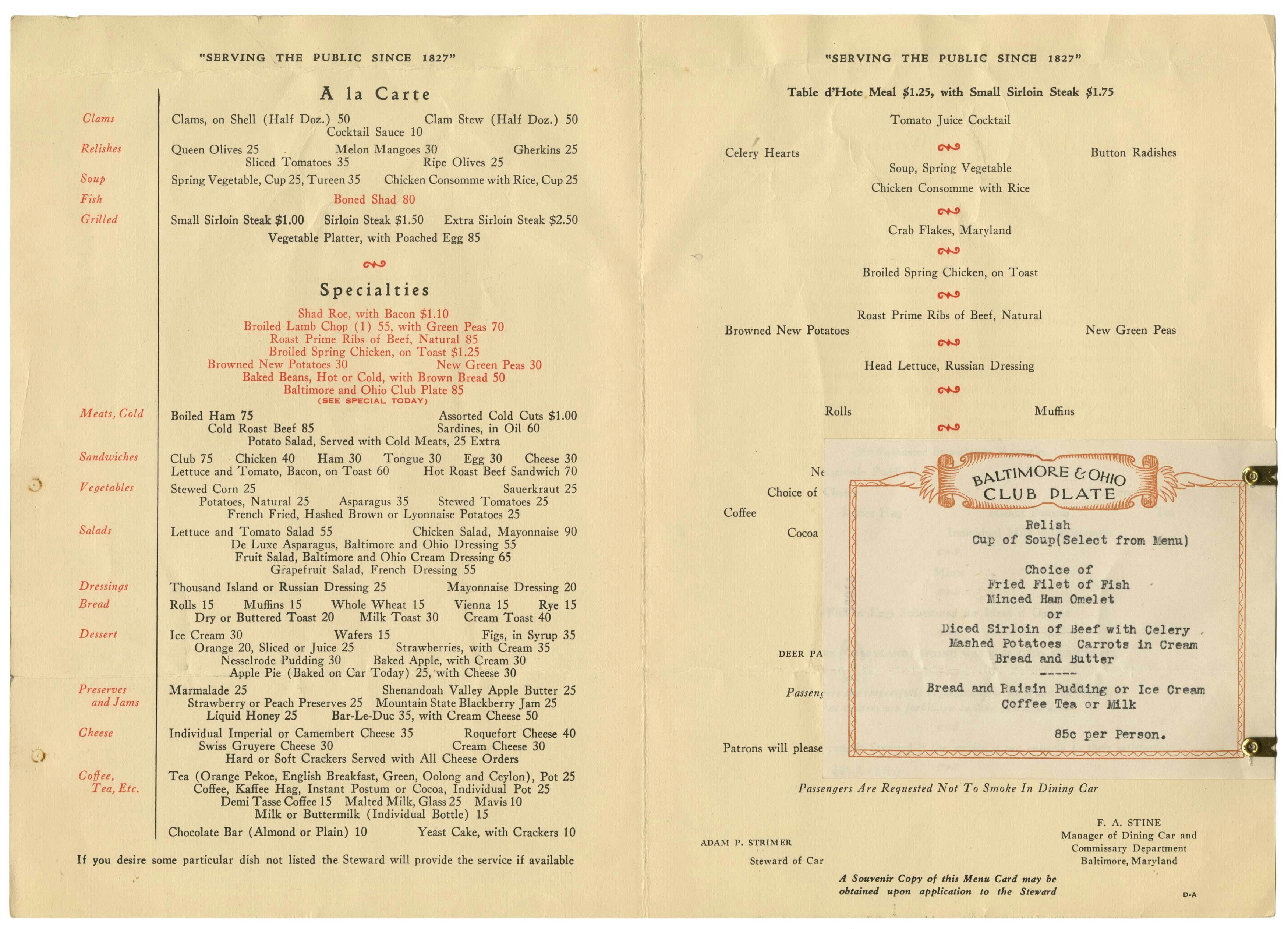 Dining in Transit: The Introduction of the Railroad Dining Car | The ...