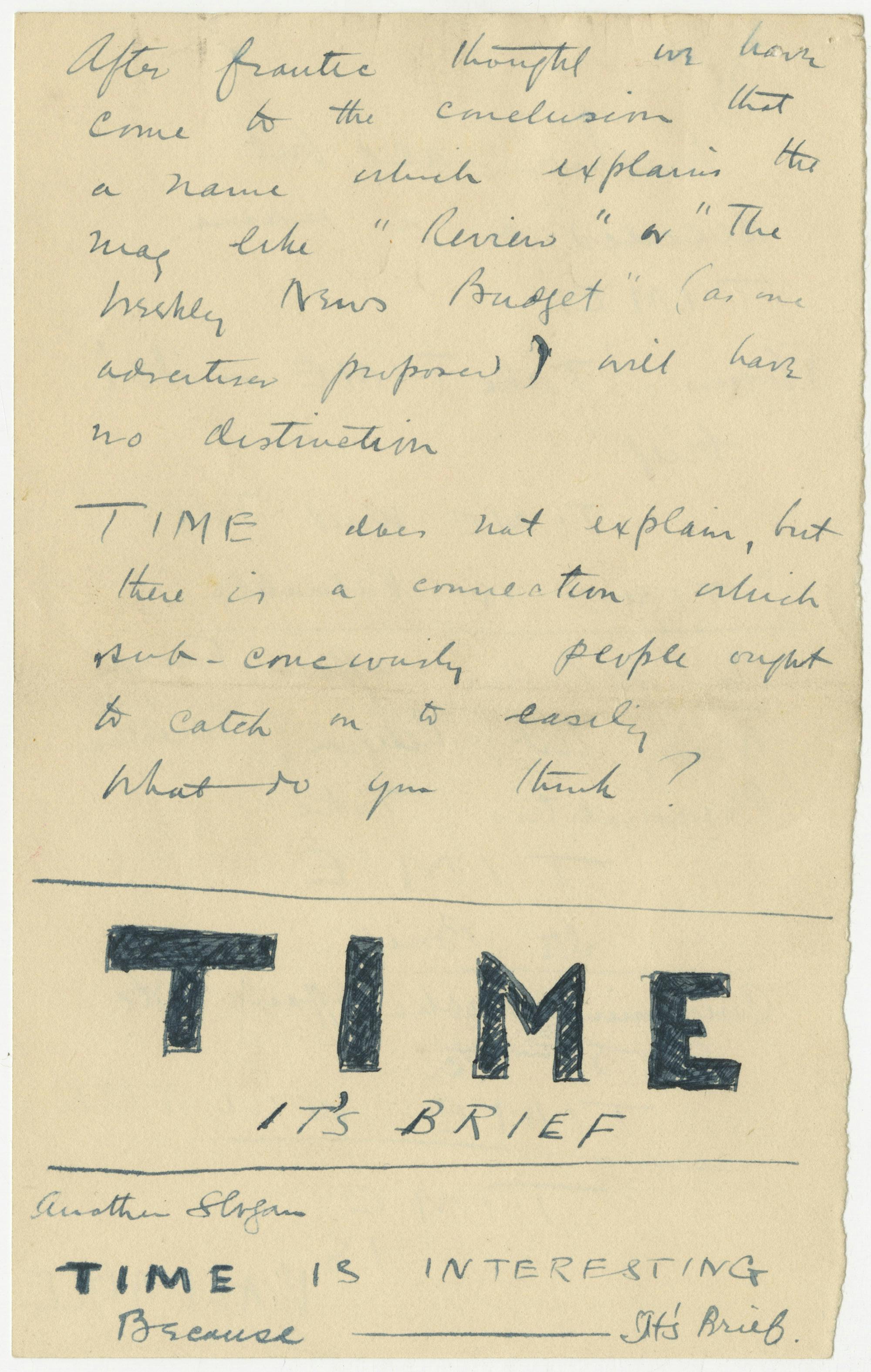 The Dawn of TIME: The Magazine Turns 100 | The New York Historical