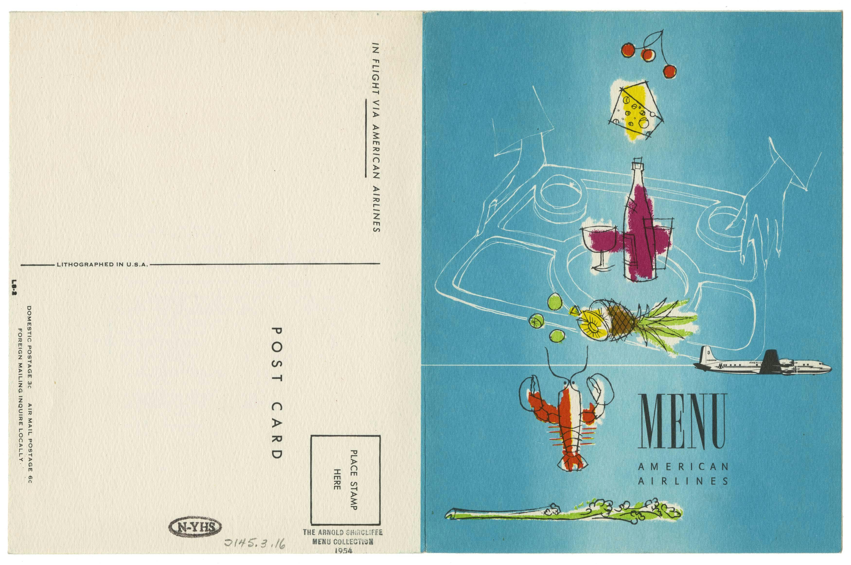 Dining in Transit: Postwar Air Travel | The New York Historical